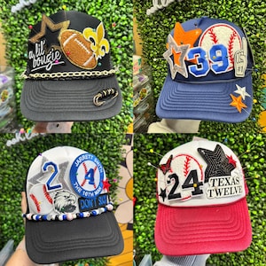 Sports Mom Trucker Hat, Custom Hat With Patches, Baseball Mama Gift for Her, Basketball Mom ...