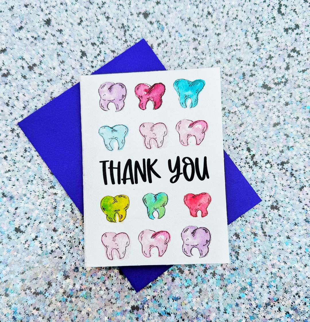 Printable Dental Card, Dental Assistant Birthday for Her, Dental Grad ...