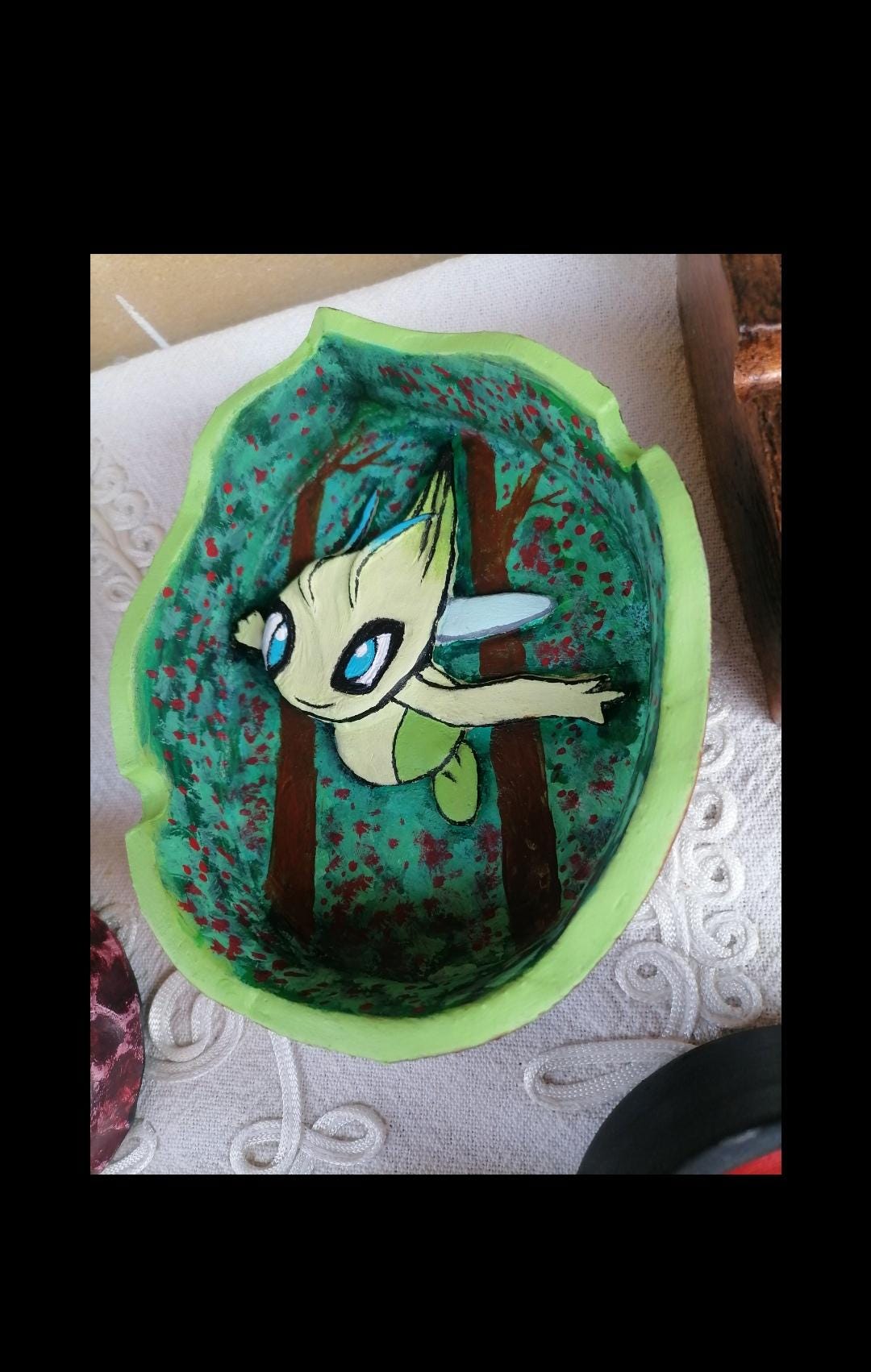 Handmade Celebi pokemon Ashtray - Etsy