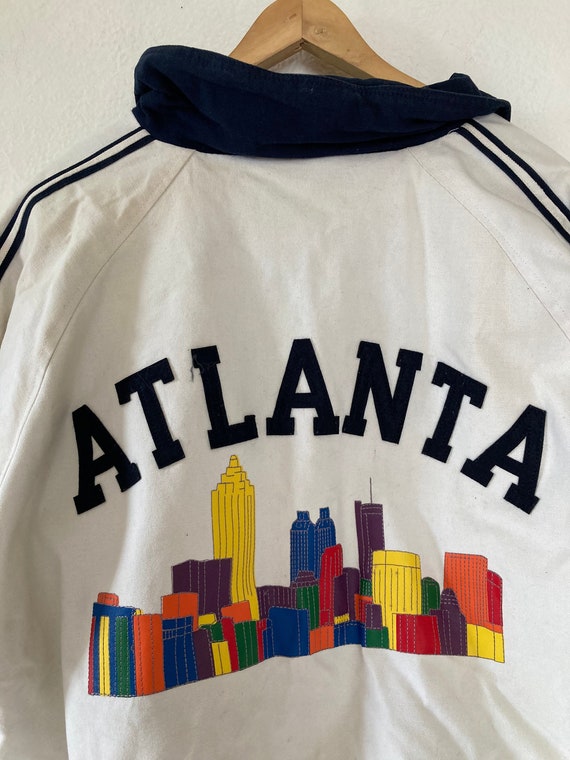 XL/XXL Vintage ATLANTA embroidered bomber winter jack… - Gem