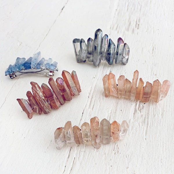 Quartz Hair Clip - Etsy