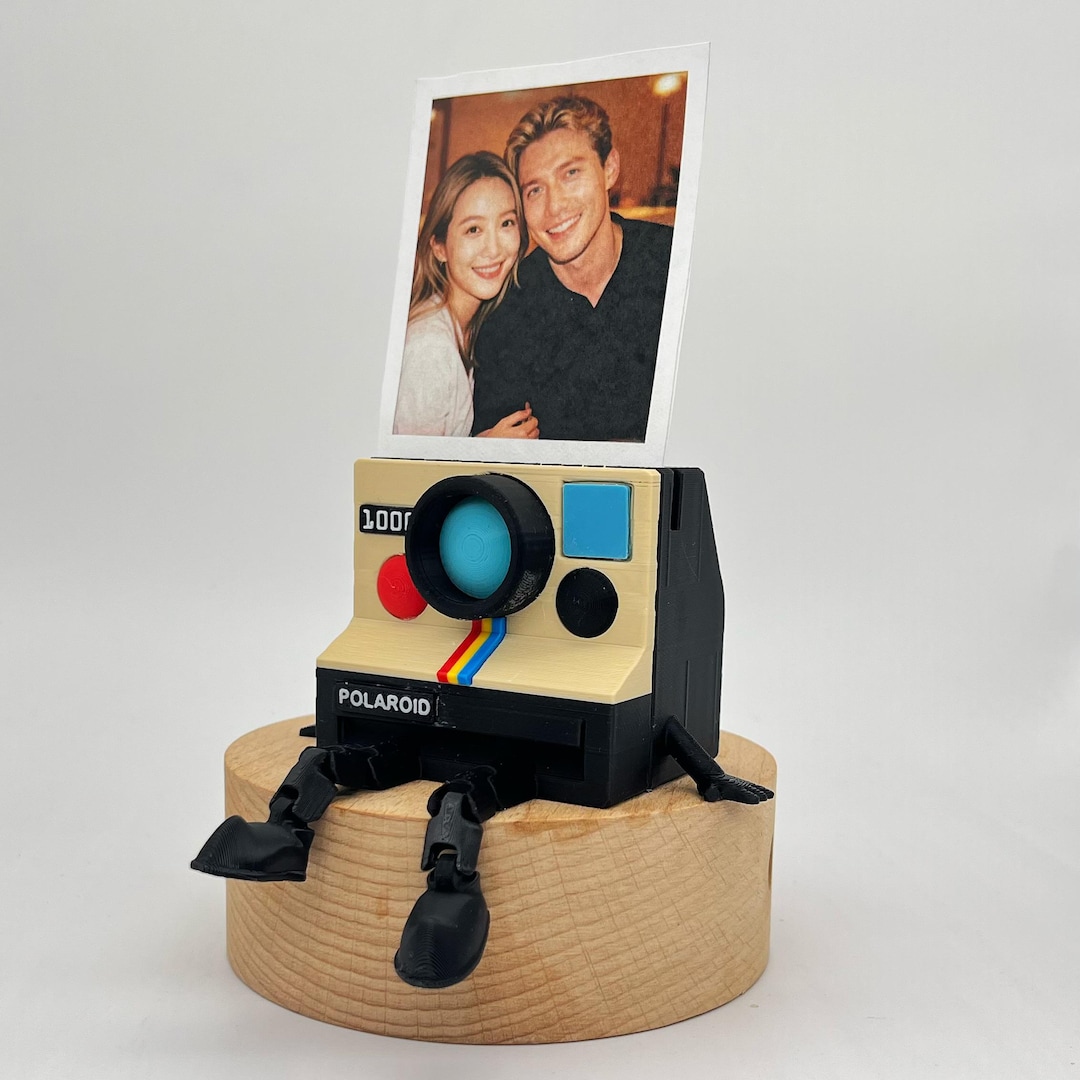 Customizable | Polaroid Camera Style Photo Stand | Instant Photo ...