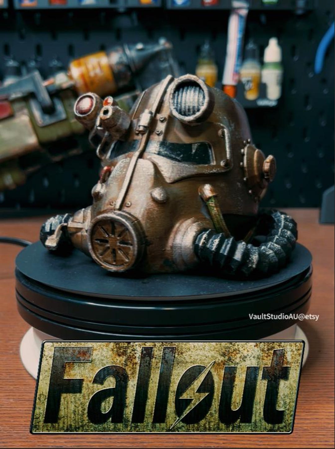 Handcrafted Fallout Power Armor T45 Helmet Pen Cup - Etsy