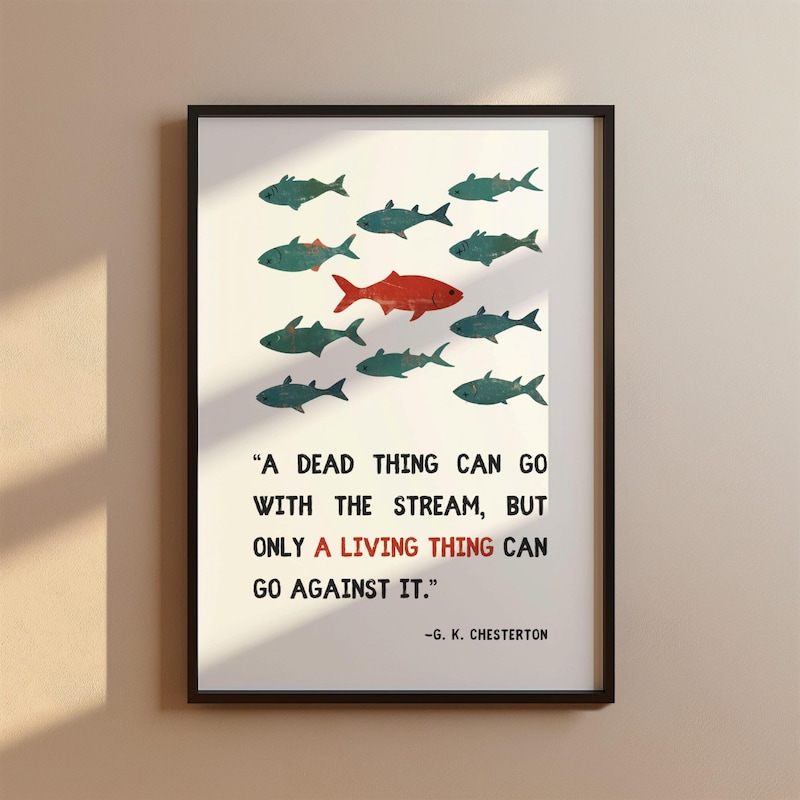 Chesterton Quote - Etsy
