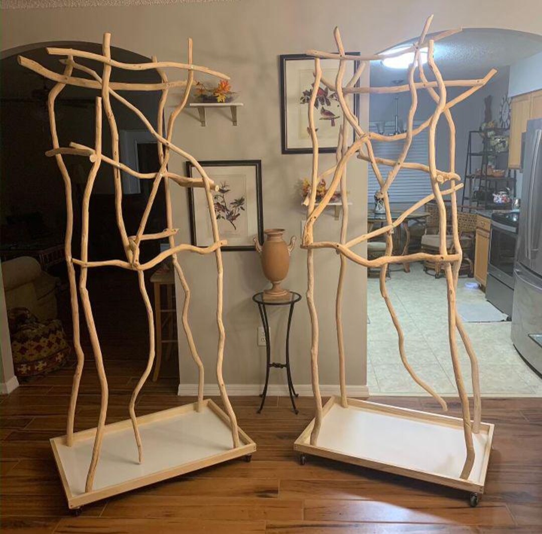 Bird Jungle Medium Bird Stand Parrot Perch Strongest Wood Parrot Stands ...