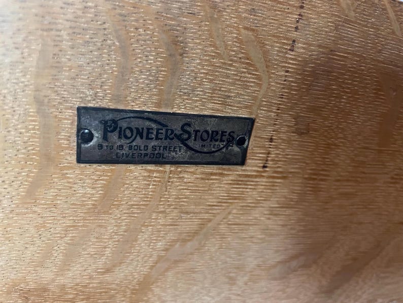 Pioneer Stores of Liverpool Tiger Oak Chest of Drawers - Etsy