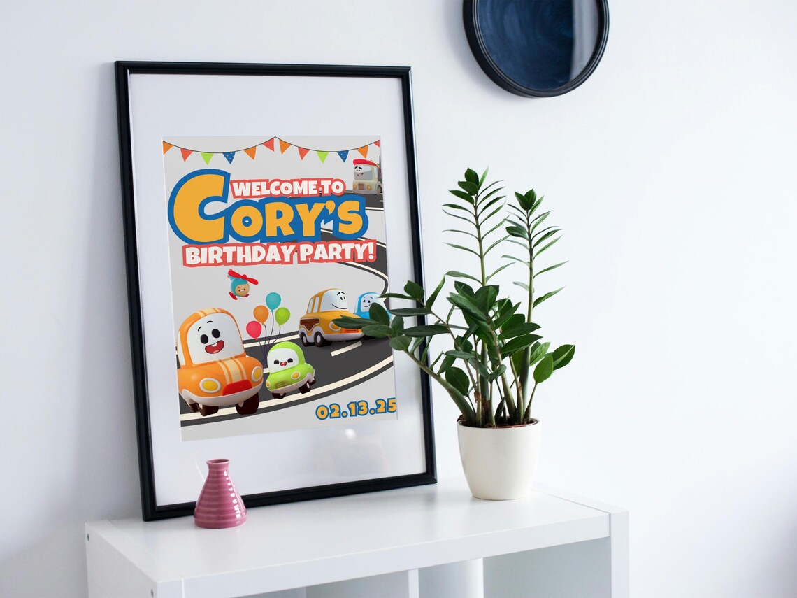 Cory Carson Birthday Party Bundle | Editable Templates - Etsy