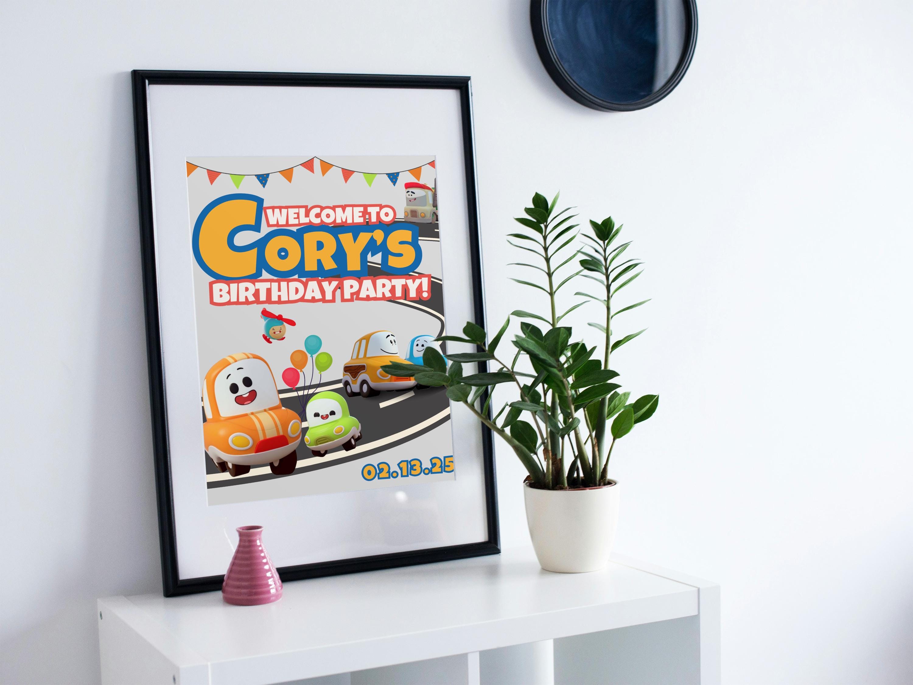 Cory Carson Birthday Party Bundle | Editable Templates - Etsy
