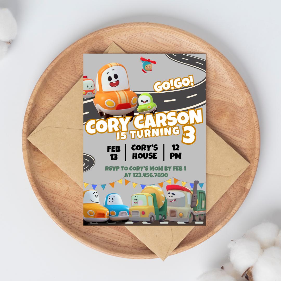 Cory Carson Birthday Party Bundle | Editable Templates - Etsy