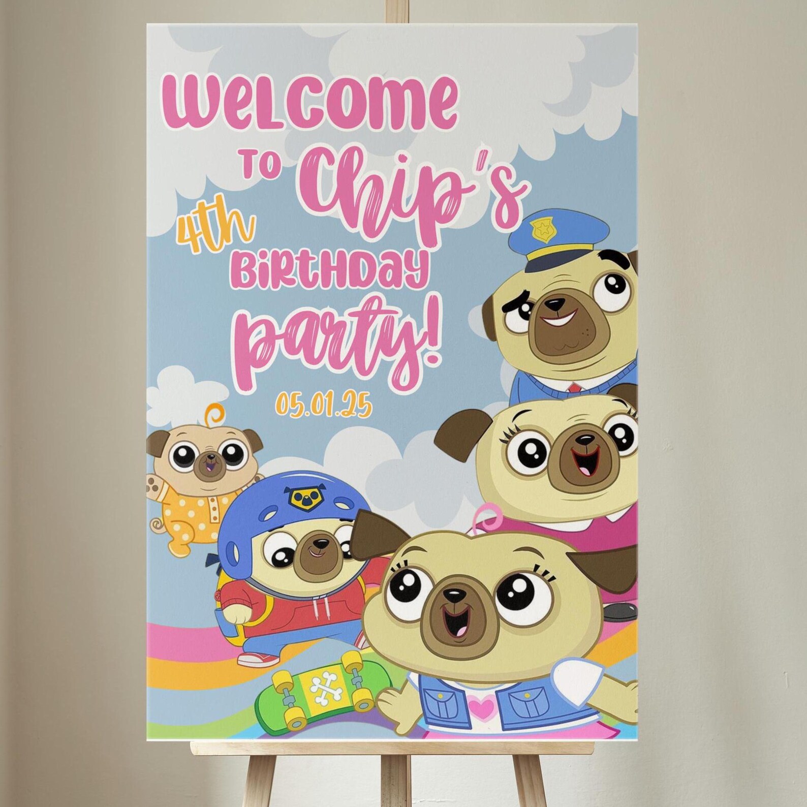 Chip and Potato Birthday Party Signage Bundle | Digital Download ...