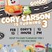 Go Go Cory Carson Birthday Invitation | Editable Template | Printable ...