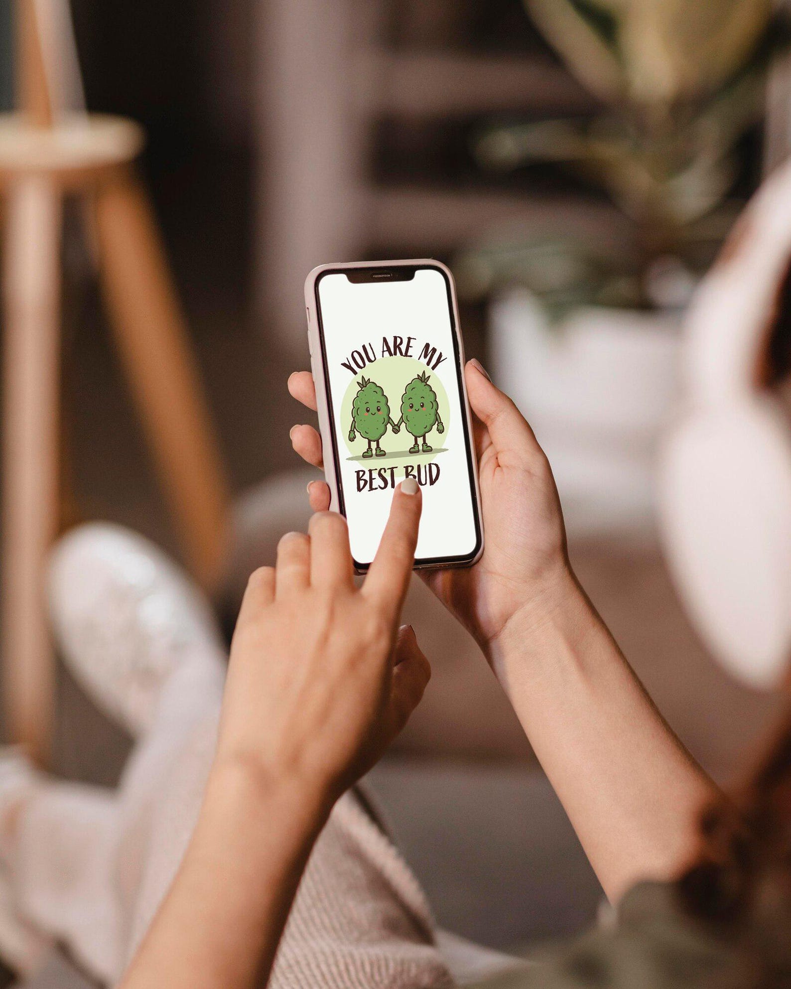 You Are My Best Bud - Printable Card or Wall Art for Friends, Cute ...