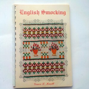 Vintage English Smocking Instruction Book, Grace L. Knott, Collection ...