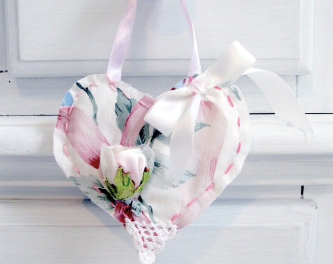 Heart Handmade Heart Hanger Rose Shabby French Door - Etsy