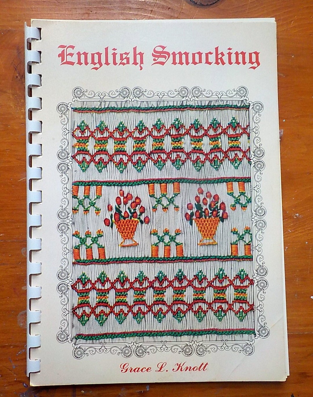 Vintage English Smocking Instruction Book, Grace L. Knott, Collection ...