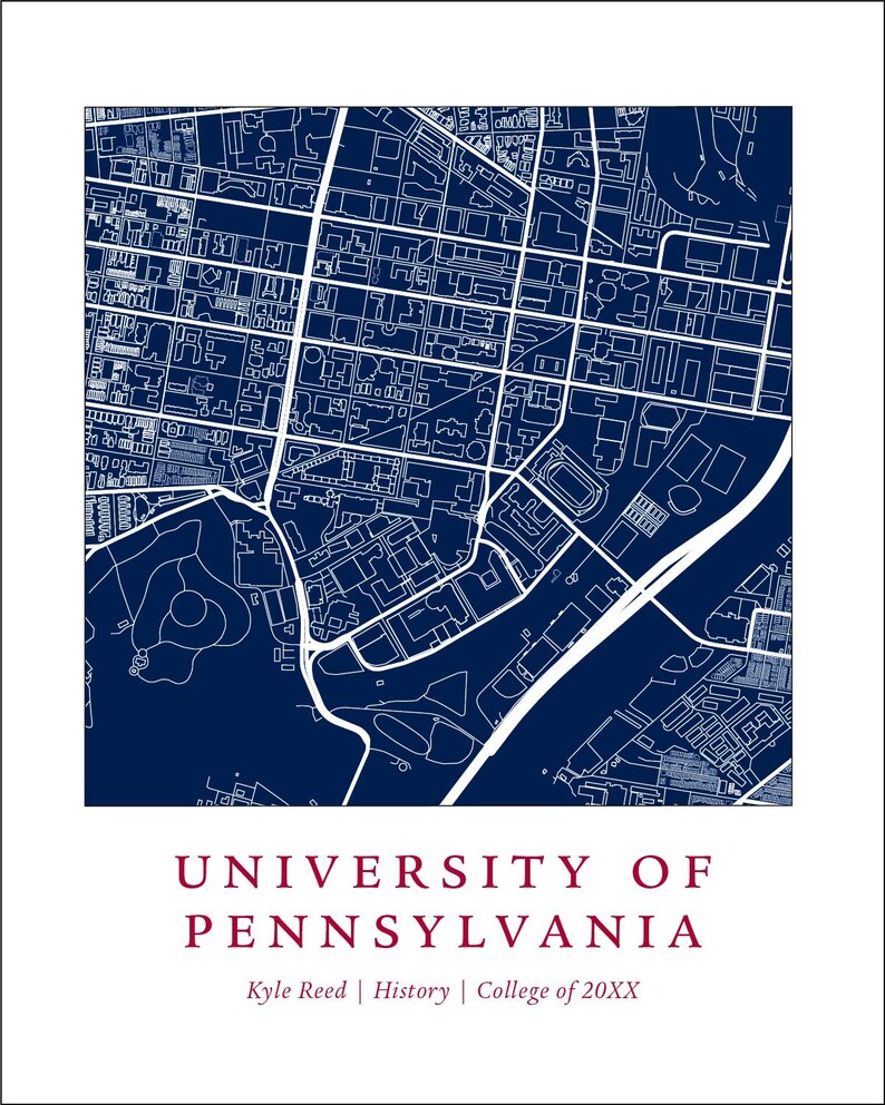 University of Pennsylvania Graduation Map | Upenn Map | College ...