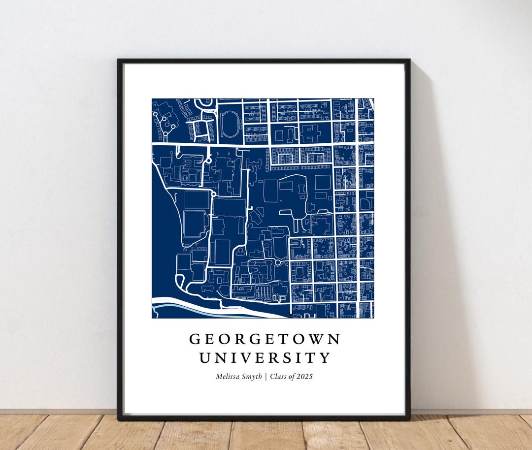 Georgetown University Graduation Map | Georgetown University Map ...