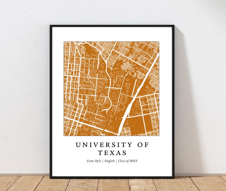University of Texas Austin Graduation Map | UT Austin Graduation Map ...