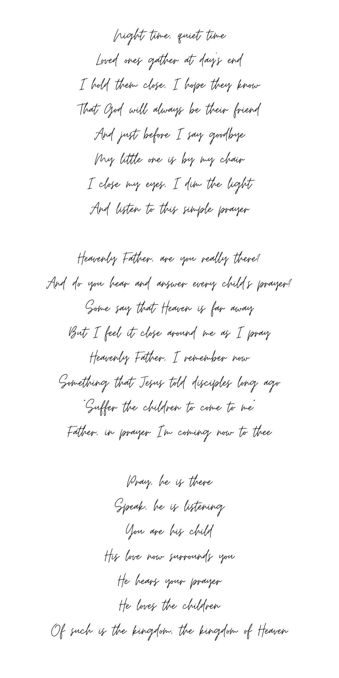 A Child's Prayer Wall Art - Etsy