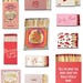 Match Box Art Print / Pink and Red Aesthetic - Etsy