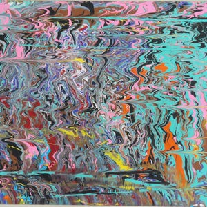 OTHERWORLDLY Original Art by "sans" - 30" X 24" Acrylic on Canvas ...