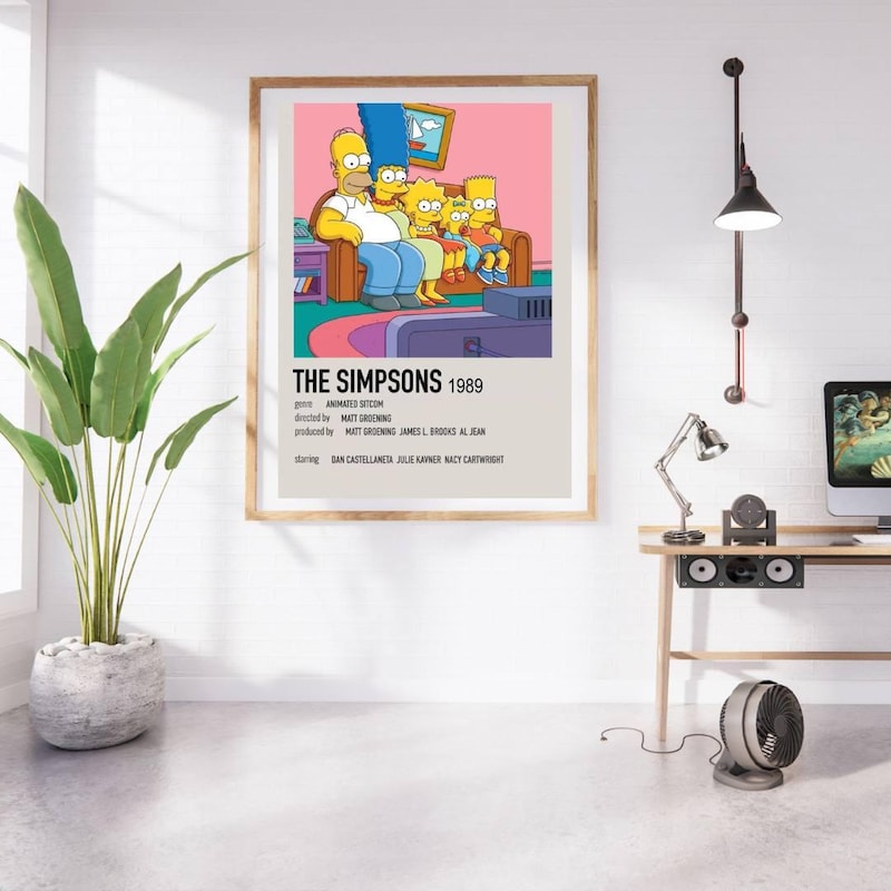 Simpsons Poster - Etsy UK