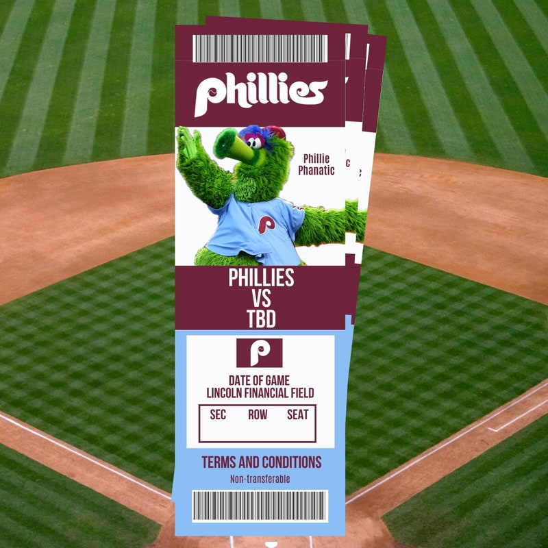 Baseball Ticket - Etsy
