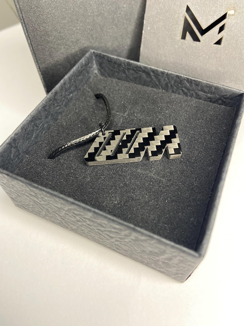 Bmw M Carbon Fiber Necklace - Etsy Australia