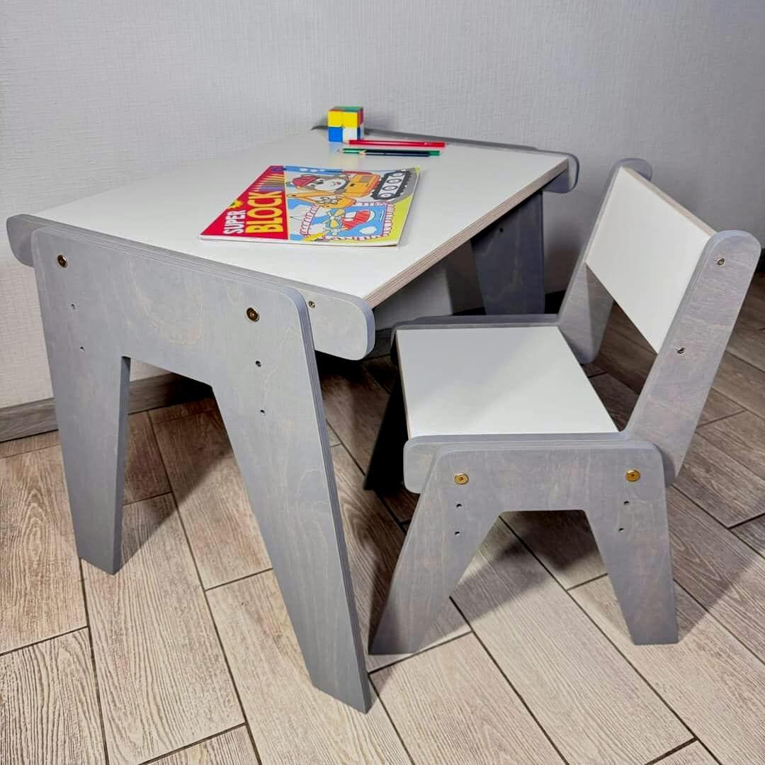 Wooden Montessori Table and Chairs for Children-baby - Etsy