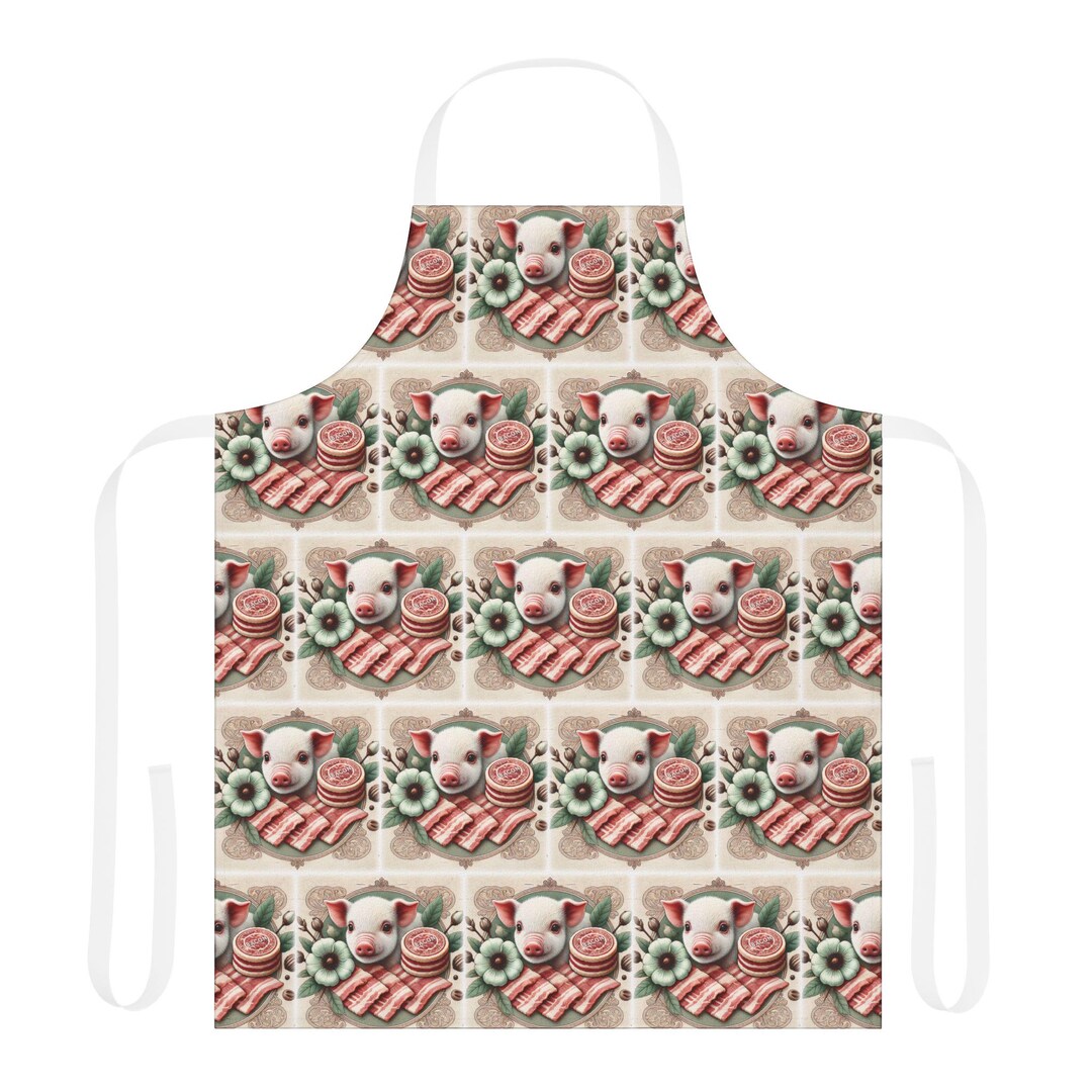 Funny Cooking Apron Funny Pig Apron Grilling Apron Gift Stylish Pig ...