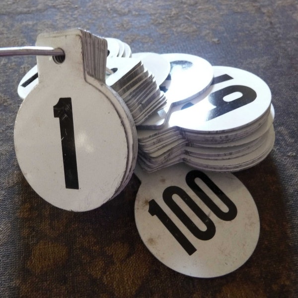 Old Metal Cattle Tags - Etsy