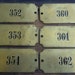 Vintage Numbered Brass Tag, 2-hole Rectangle Plaque, Industrial Salvage ...