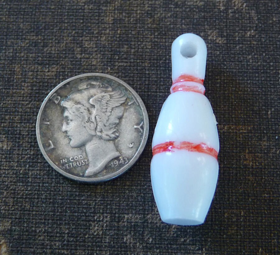 Vintage Bowling Pin Charms - Etsy