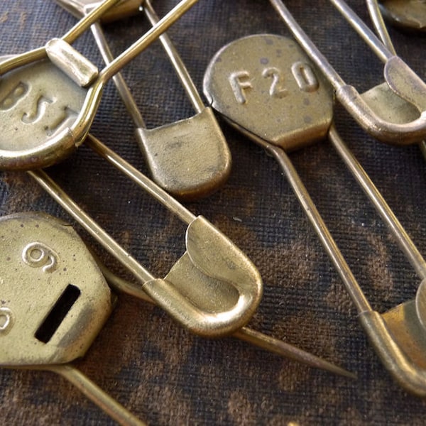Vintage Safety Pins - Etsy
