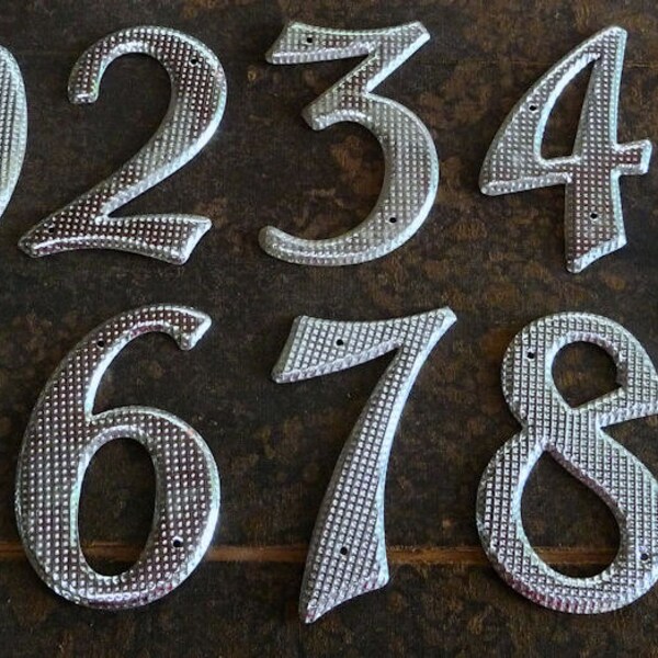 House Numbers Metal - Etsy