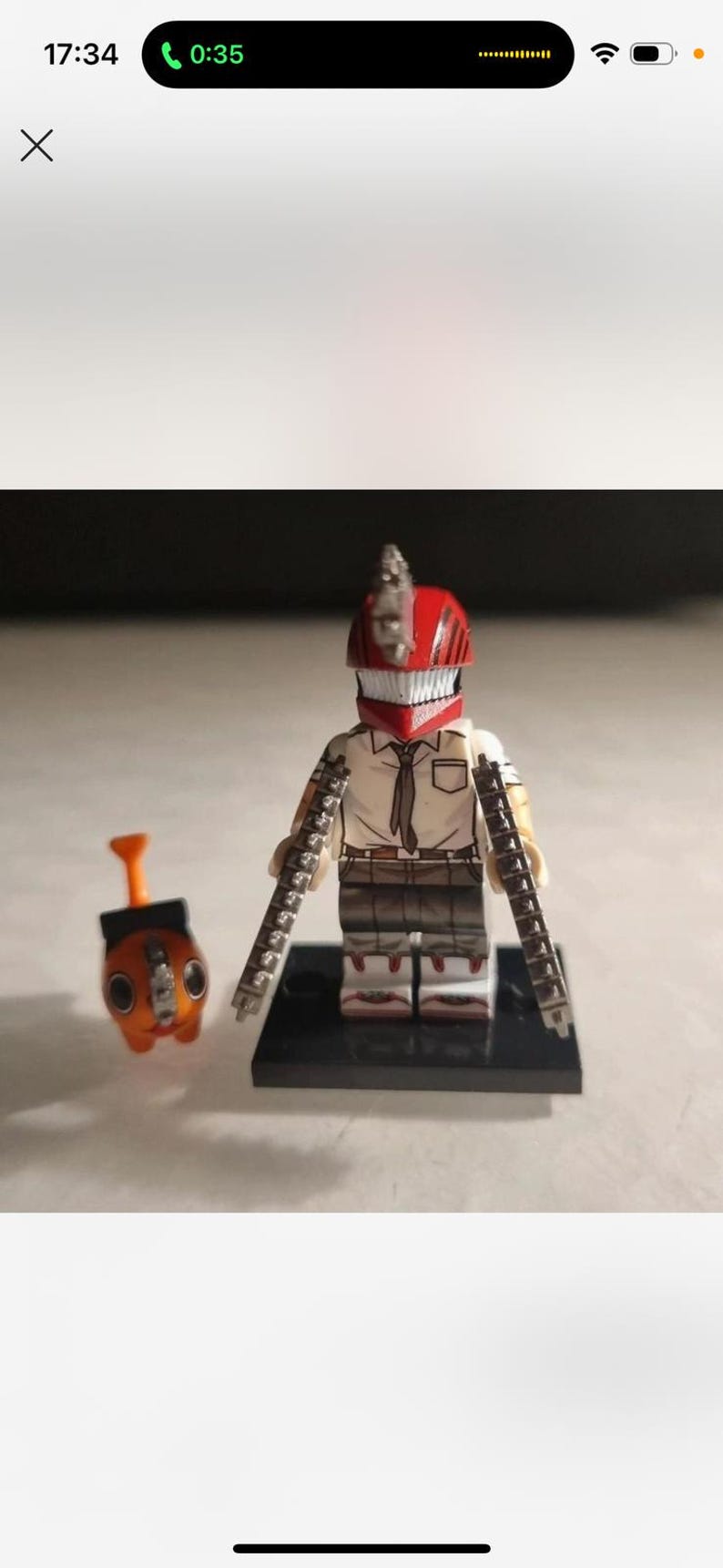 Denji and Pochita Chainsaw Man Custom Minifigure - Etsy