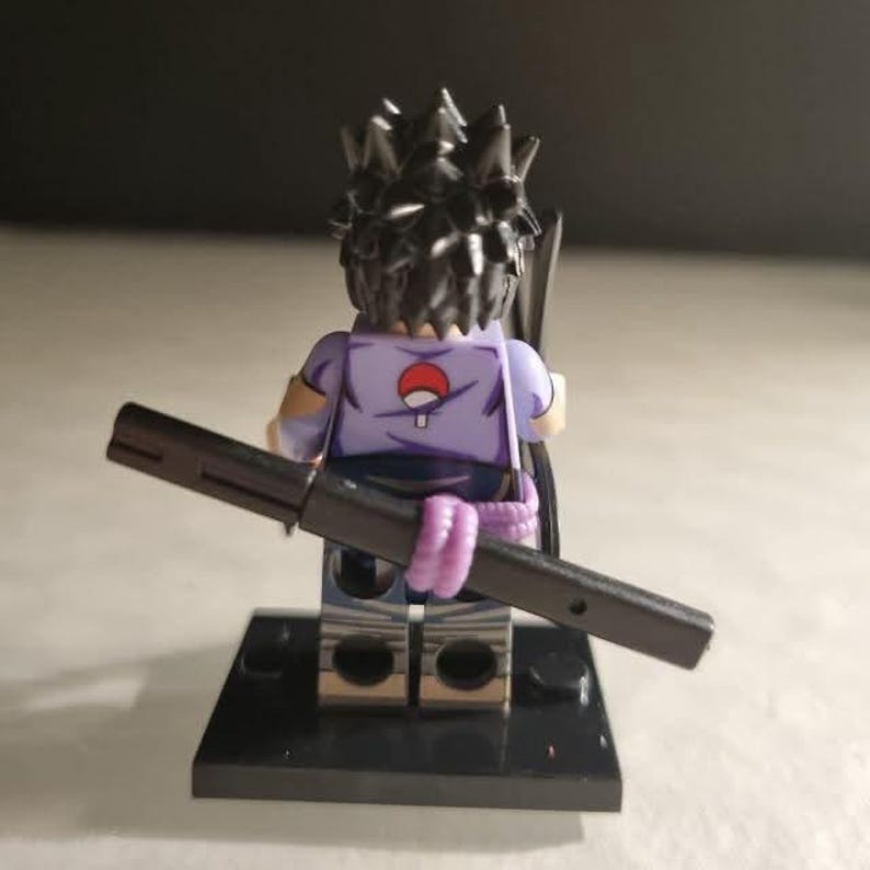 Sasuke Uchiha Custom Minifigure - Etsy