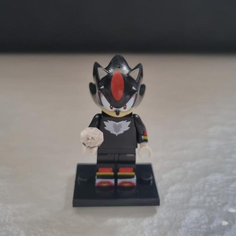 Shadow the Hedgehog Sonic Custom Minifigure - Etsy