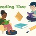 Reading Time Clipart Set | 9 PNG and SVG | Bookish Illustrations ...