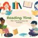 Reading Time Clipart Set | 9 PNG and SVG | Bookish Illustrations ...