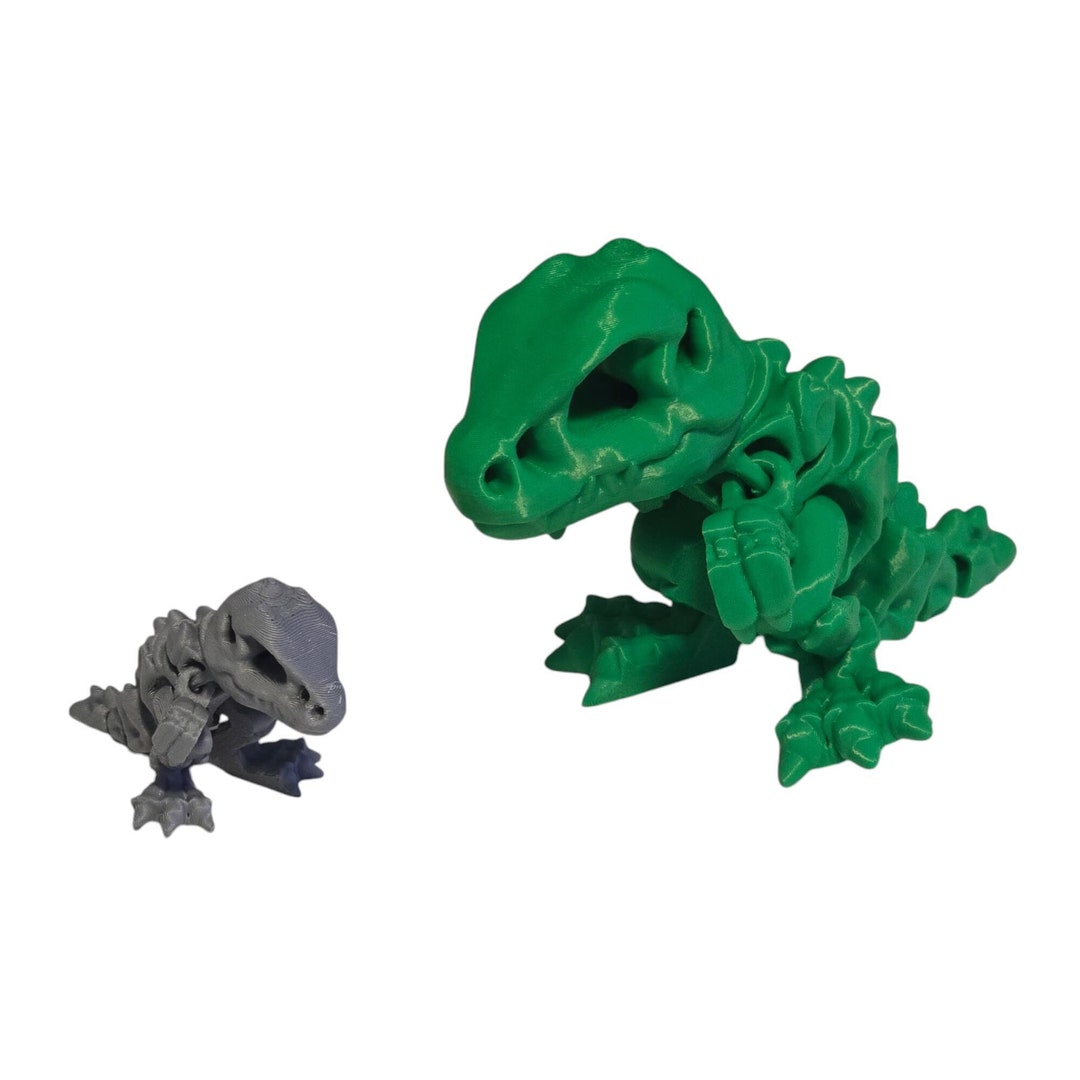 Articulates T-rex Skeleton Dinosaur Keychain Tiny T-rex Key Chain ...