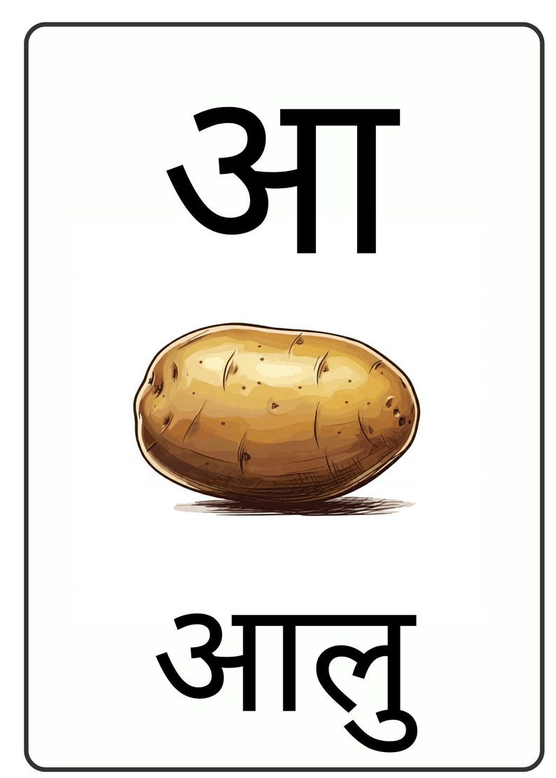 Discover Nepali Vowels: A Colorful Alphabet Journey - Etsy