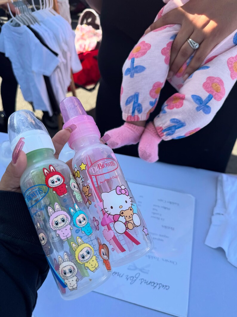Custom Baby Bottle L Baby Shower Gift L Newborn Gift L Glass Baby ...