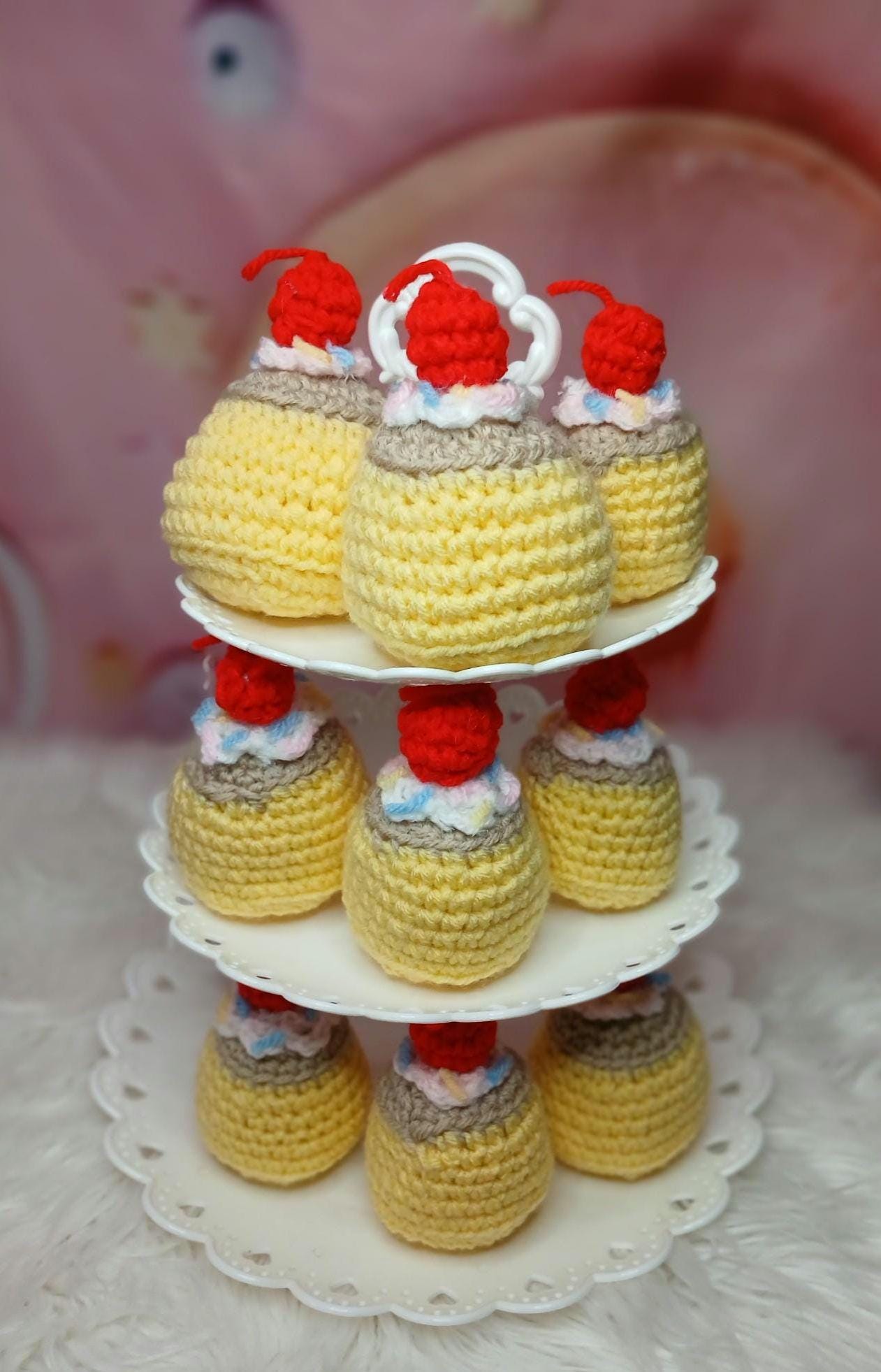 Crochet Confetti Flan Puddings! - Etsy