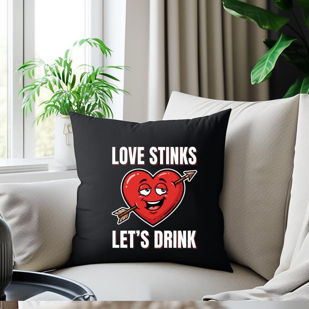 Love Stinks Let's Drink PNG, Anti-valentine Clipart (digital Download ...