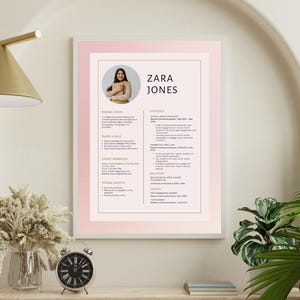 Sleek Professional Resume Template | Editable in Canva | Clean ...