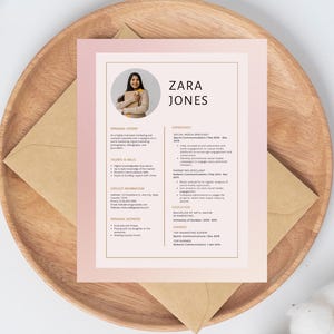 Sleek Professional Resume Template | Editable in Canva | Clean ...