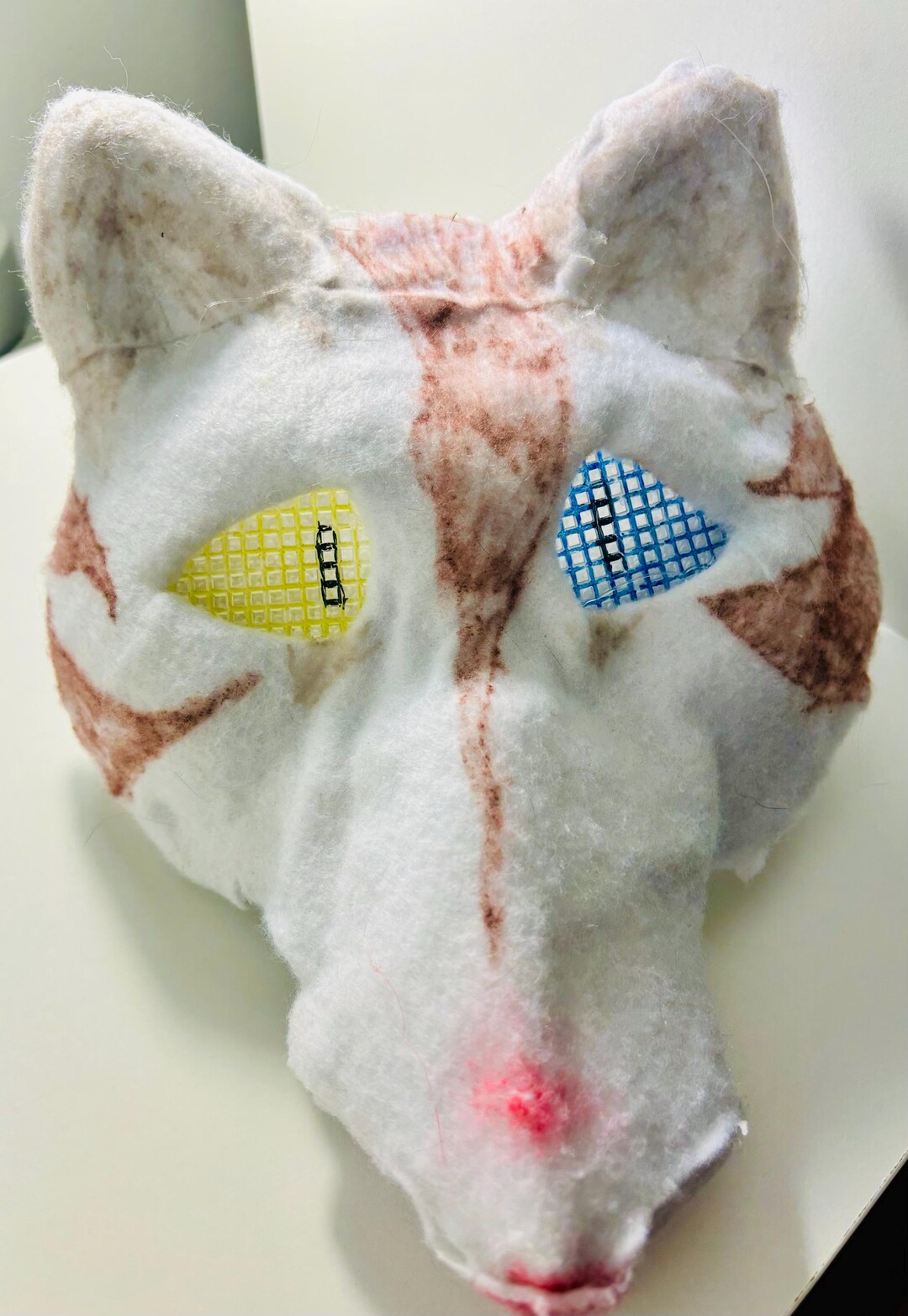 Brown Striped Weasel Therian Mask - Etsy