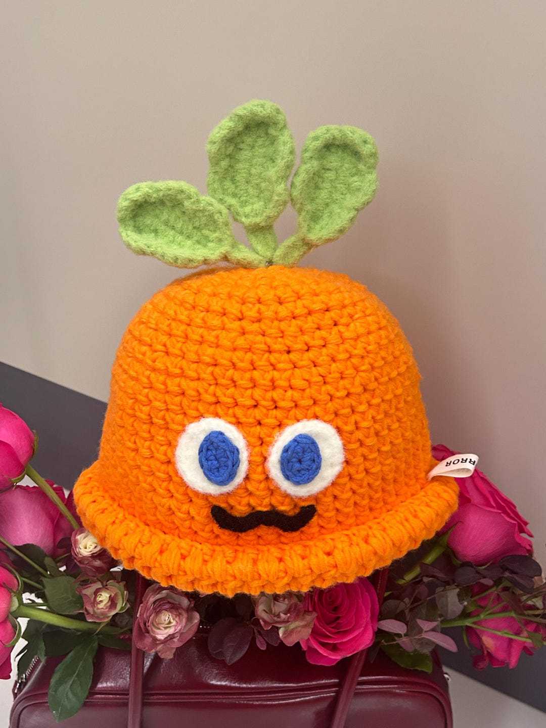 Carrot Crochet Bucket Hat Pattern Cute Handmade Amigurumi DIY Gift Fun ...