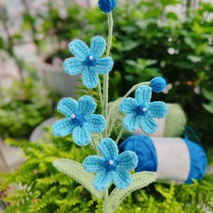 Blue Star Flower Crochet Pattern | Afghan Stitch Tutorial | Unique ...